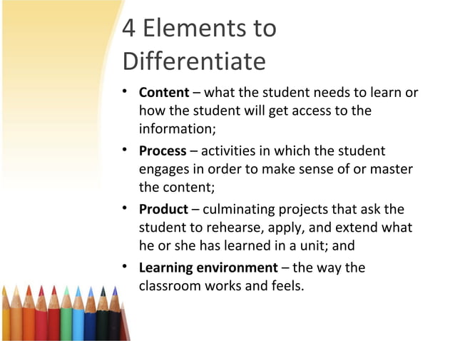 Differentiated instruction | PPT