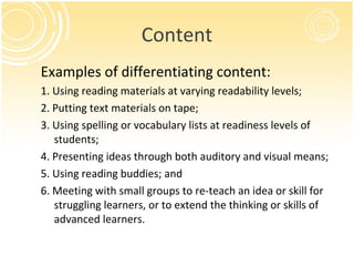 Differentiated instruction | PPT