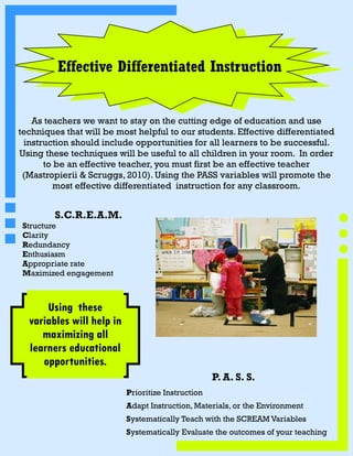 Differentiated instruction | PDF