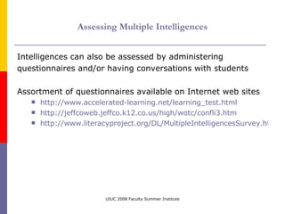 Differentiated Instruction in Online Environments | PPT