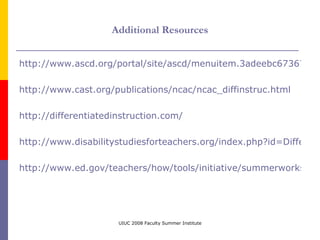 Differentiated Instruction in Online Environments | PPT