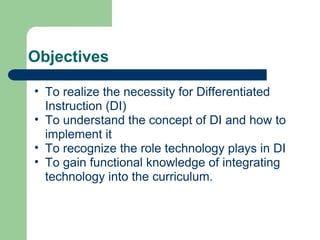 Differentiated Instruction | PPT | Educational Assessment | Education