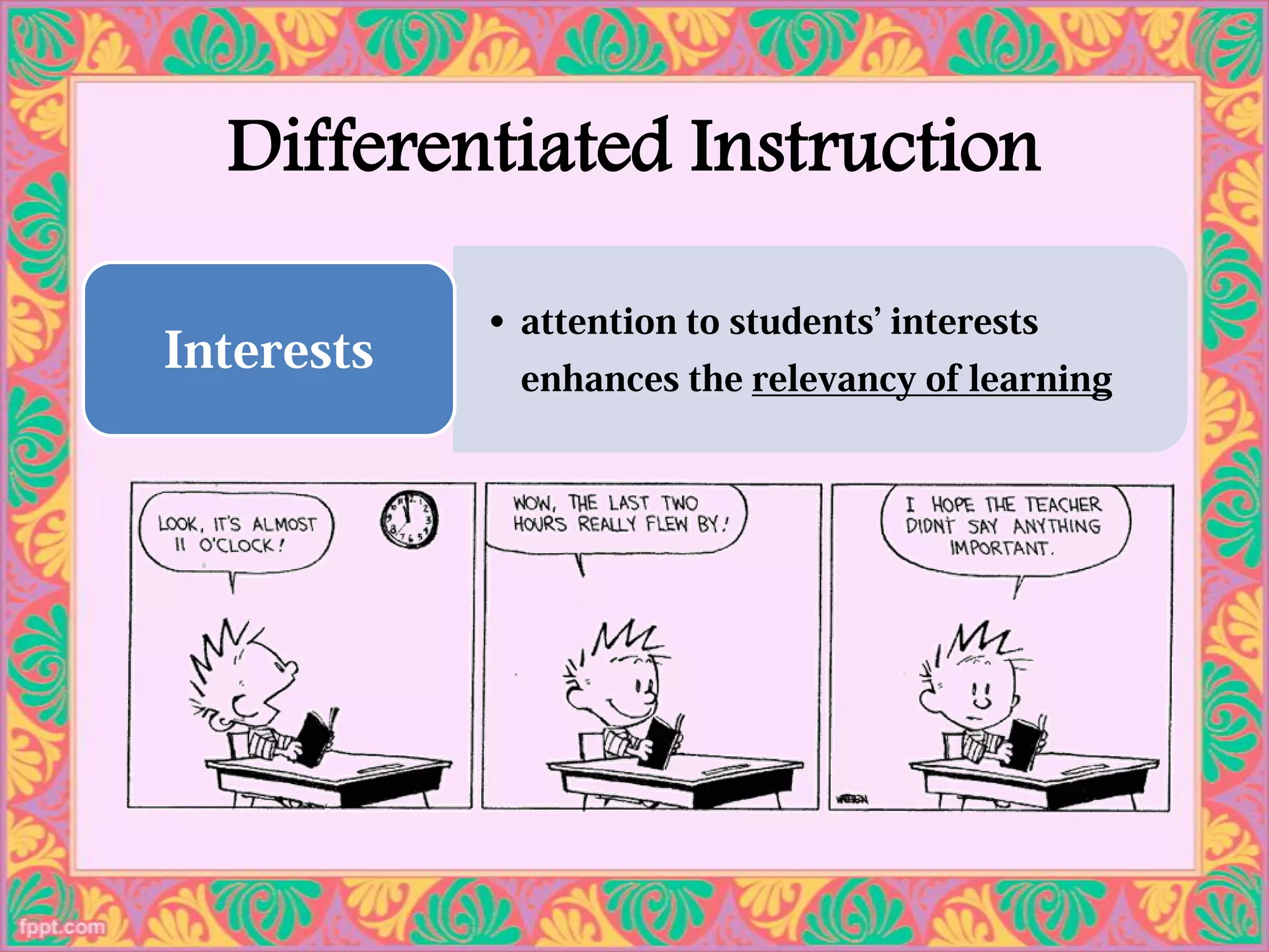 Differentiating Instruction | PDF