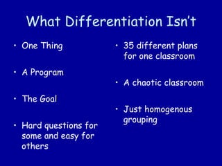Differentiated instruction | PPT