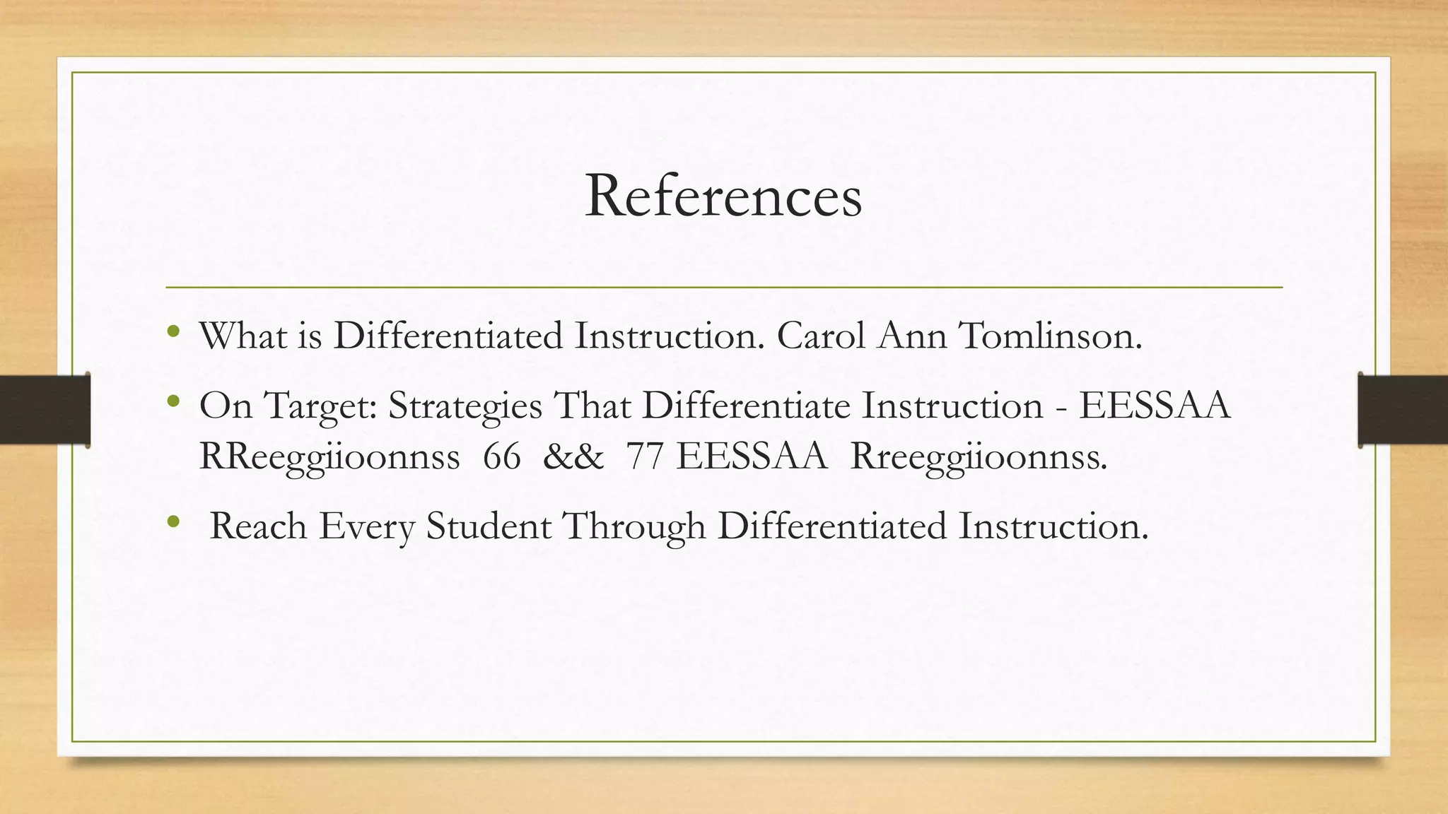 Differentiated instruction | PPT