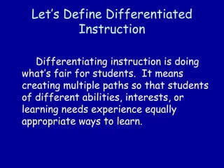 Differentiated instruction 2 (1) | PPT