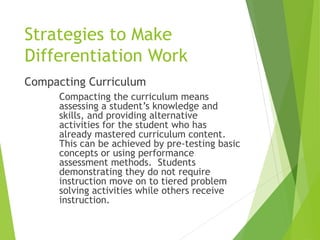 Differentiated instruction | PPT