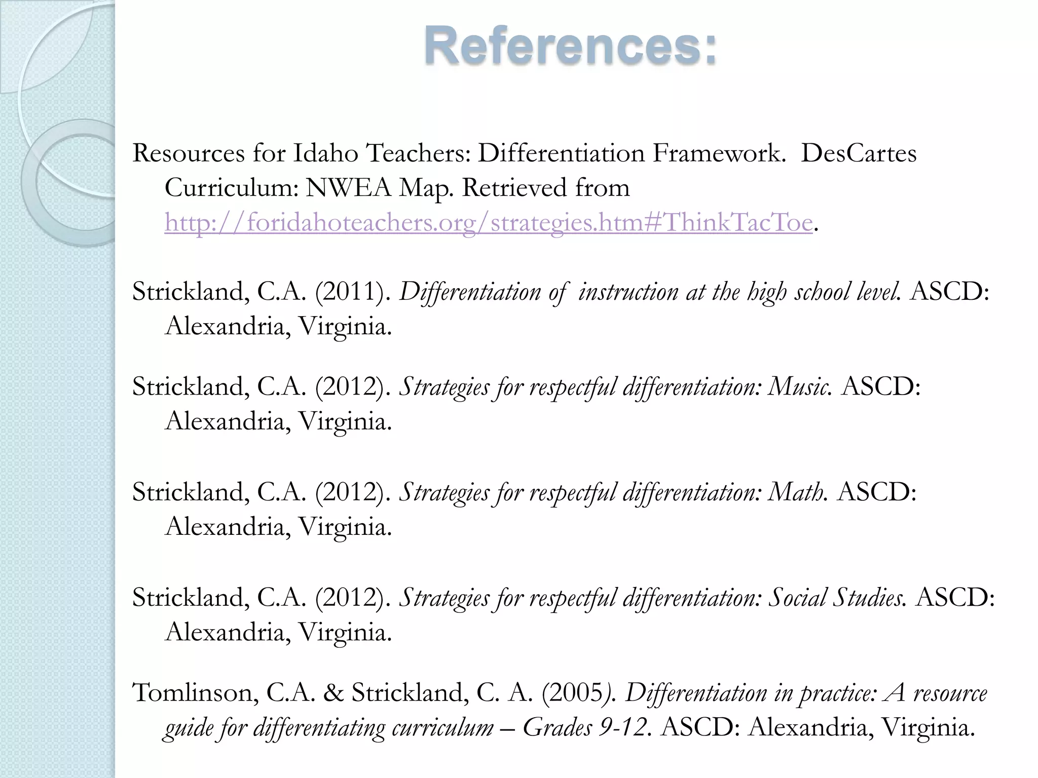 Differentiated instruction 10 17-12 | PPTX