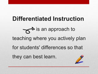 Differentiated Instruction in Teaching Science | PPSX