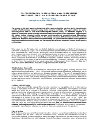 Differentiated instructions | PDF
