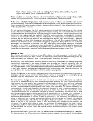 Differentiated instructions | PDF