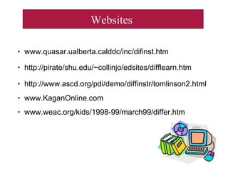 Differentiated instructions | PDF