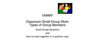 Differentiated Instructions - Small Group Dynamics by Noble Newman ...