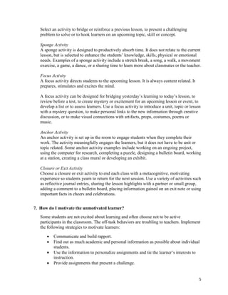 Differentiated instruction ten common questions and answers | PDF