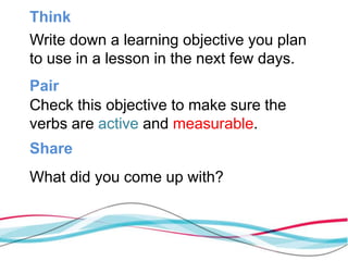 Differentiated learning objectives | PPTX