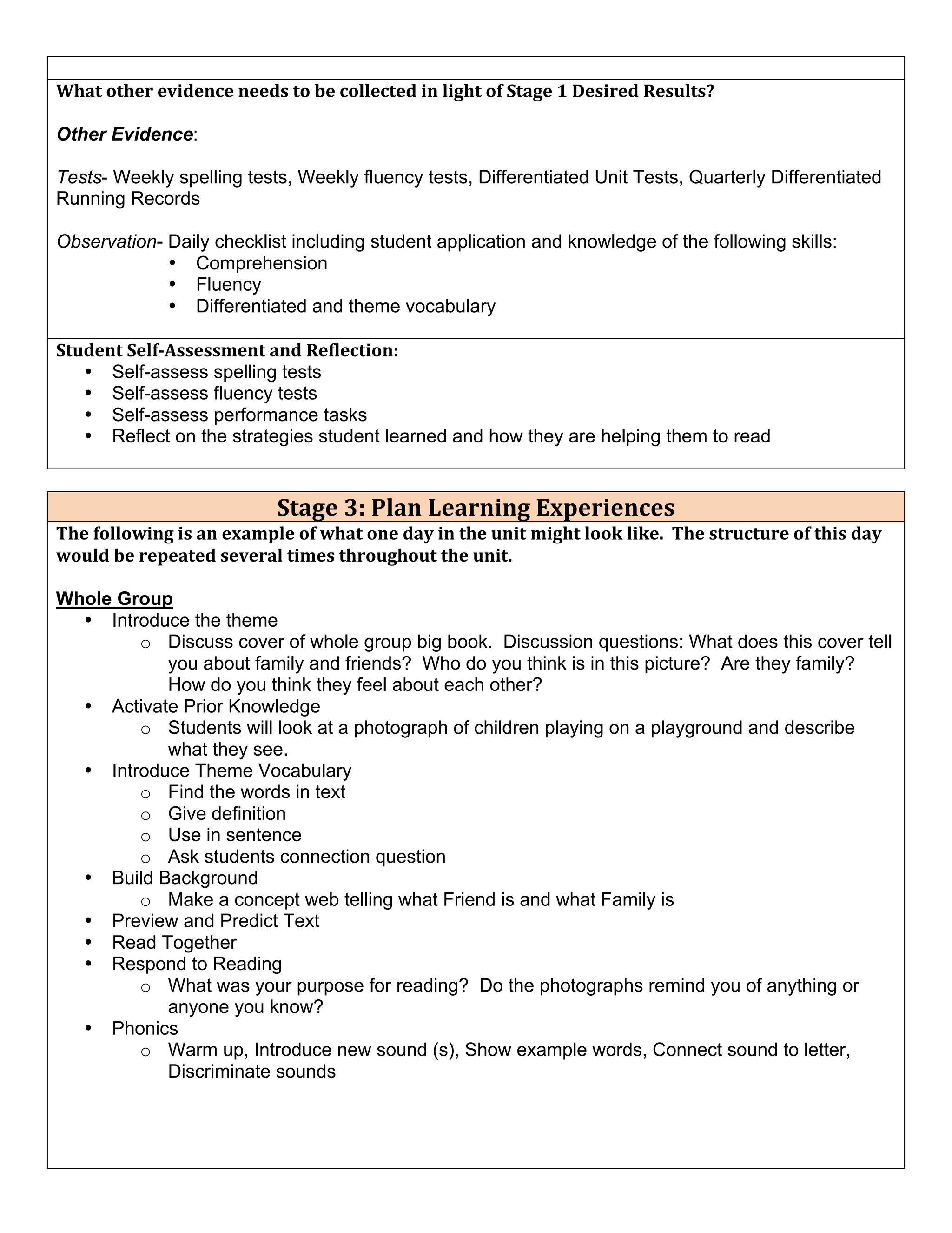 Differentiated lesson plan 1 | PDF