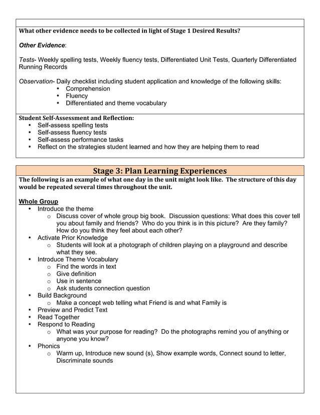 Differentiated lesson plan 1 | PDF | Educational Assessment | Education