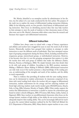 Differentiated Reading Instruction | PDF