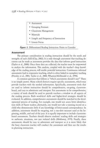 Differentiated Reading Instruction | PDF