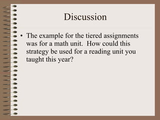 Differentiated reading lessons in your classroom | PPT | Homework and ...