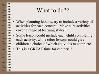 Differentiated reading lessons in your classroom | PPT | Homework and ...