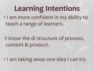 Differentiated Structures Oct 16 | PPTX