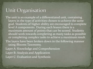 Differentiated unit ppt | PPT