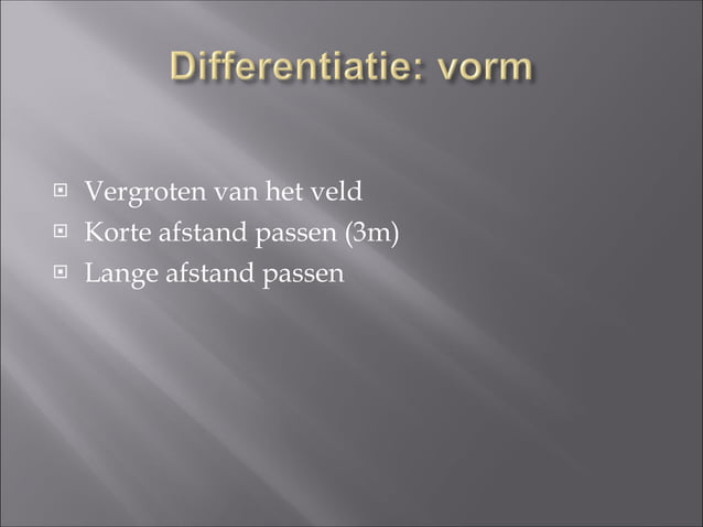 Differentiatie powerpoint stage | PPT