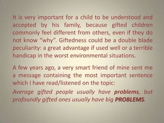 Differentiating features of gifted children and dealing with high IQ ...