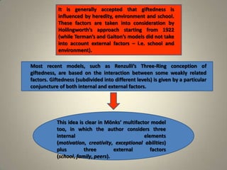 Differentiating features of gifted children and dealing with high IQ ...