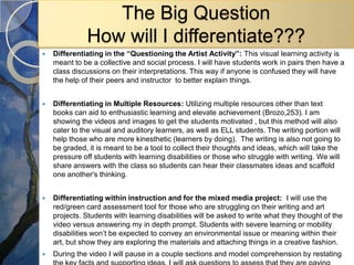 Differentiating for a variety of learners, jennifer iatarola(2) | PPTX