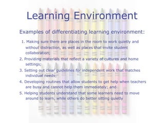 Differentiating Instruction | PPTX