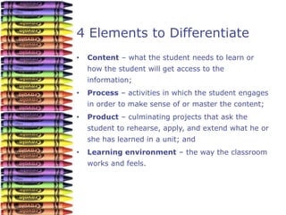 Differentiating Instruction | PPTX