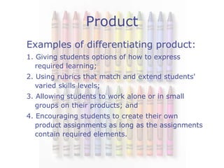 Differentiating Instruction | PPTX