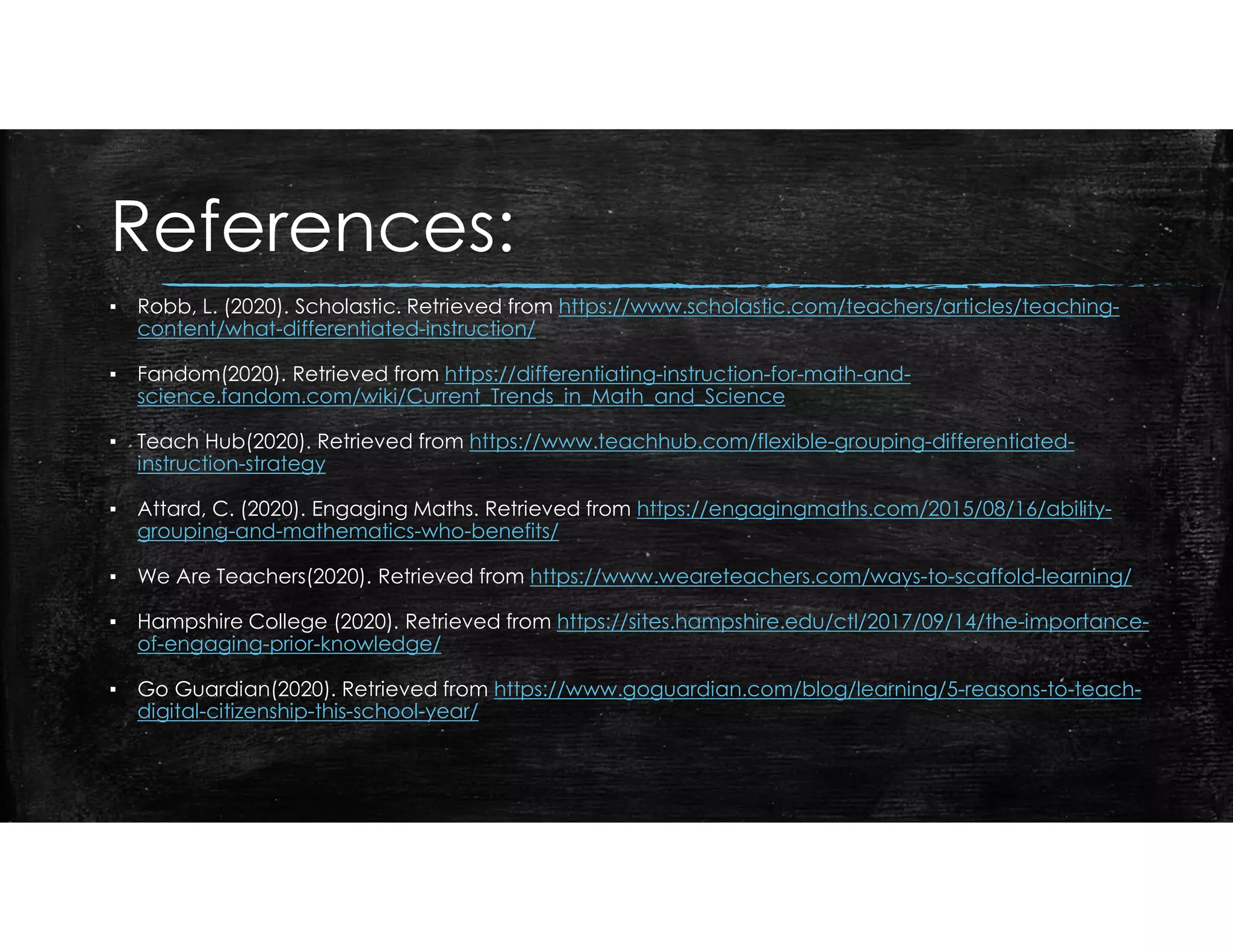Differentiating instruction | PDF