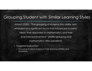 Differentiating instruction | PDF