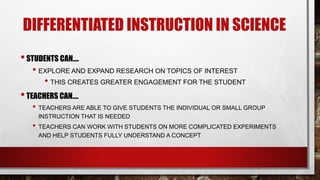Differentiating instruction | PPTX
