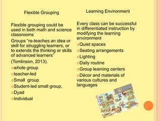 TeamB+Differentiating+instruction+presentation | PPTX | Special ...