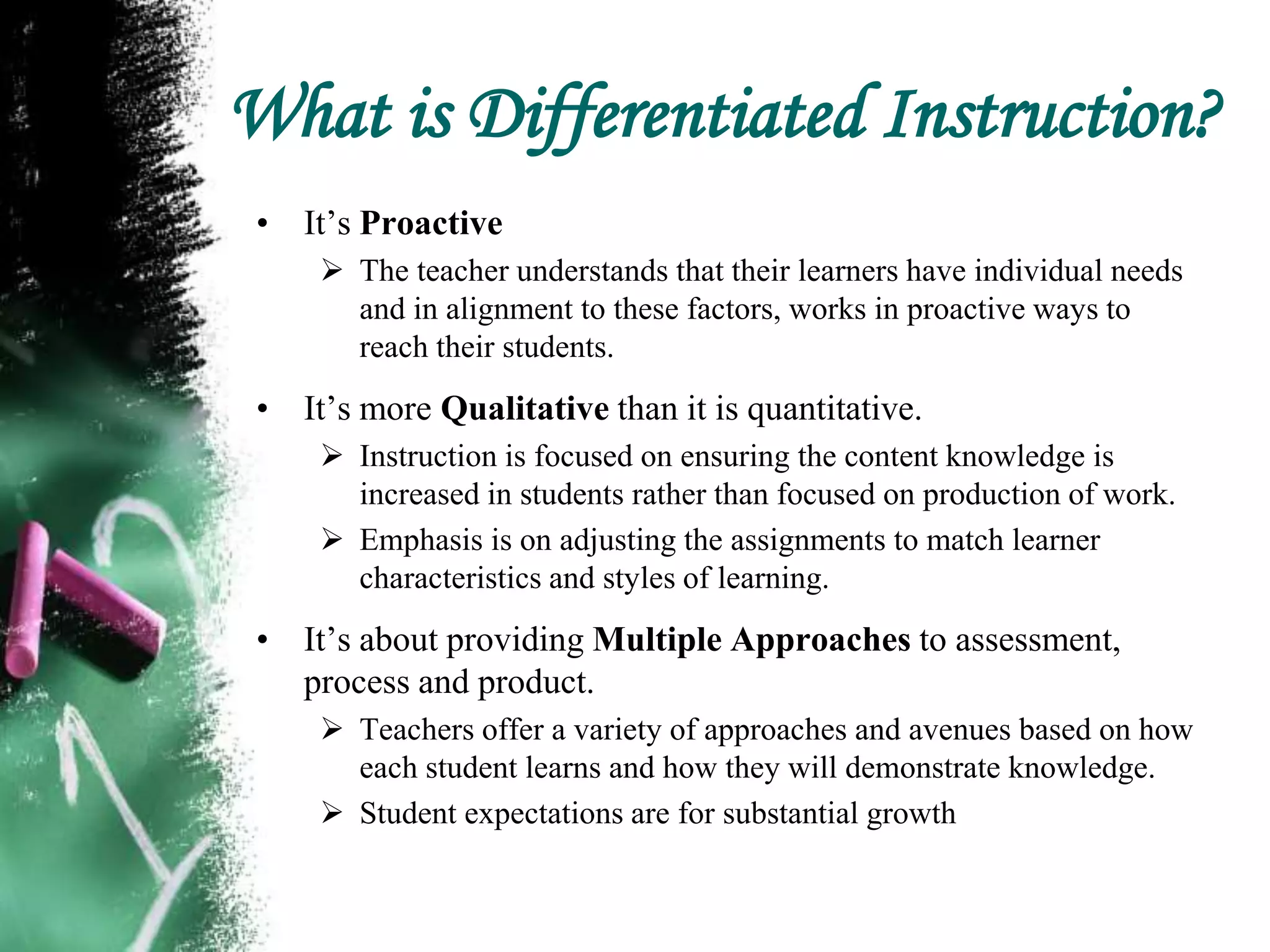 Differentiating Instruction Through The Implementation of UDL | PPTX