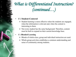 Differentiating Instruction Through The Implementation of UDL | PPTX