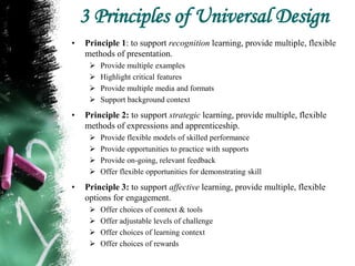 Differentiating Instruction Through The Implementation of UDL | PPTX