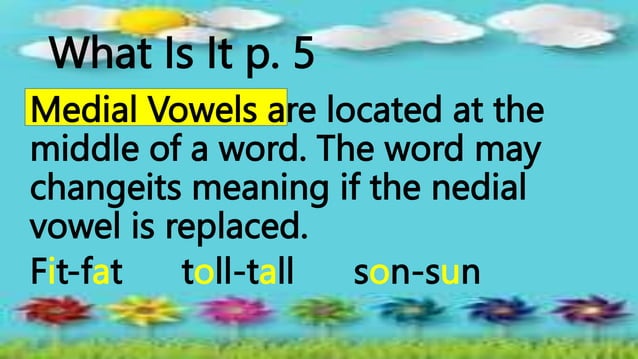 Differentiating Words with Different Medial Vowels - Copy.pptx