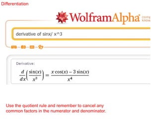 Differentiation | PPT