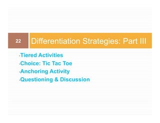 Differentiation | PDF | Homework and Study | Education