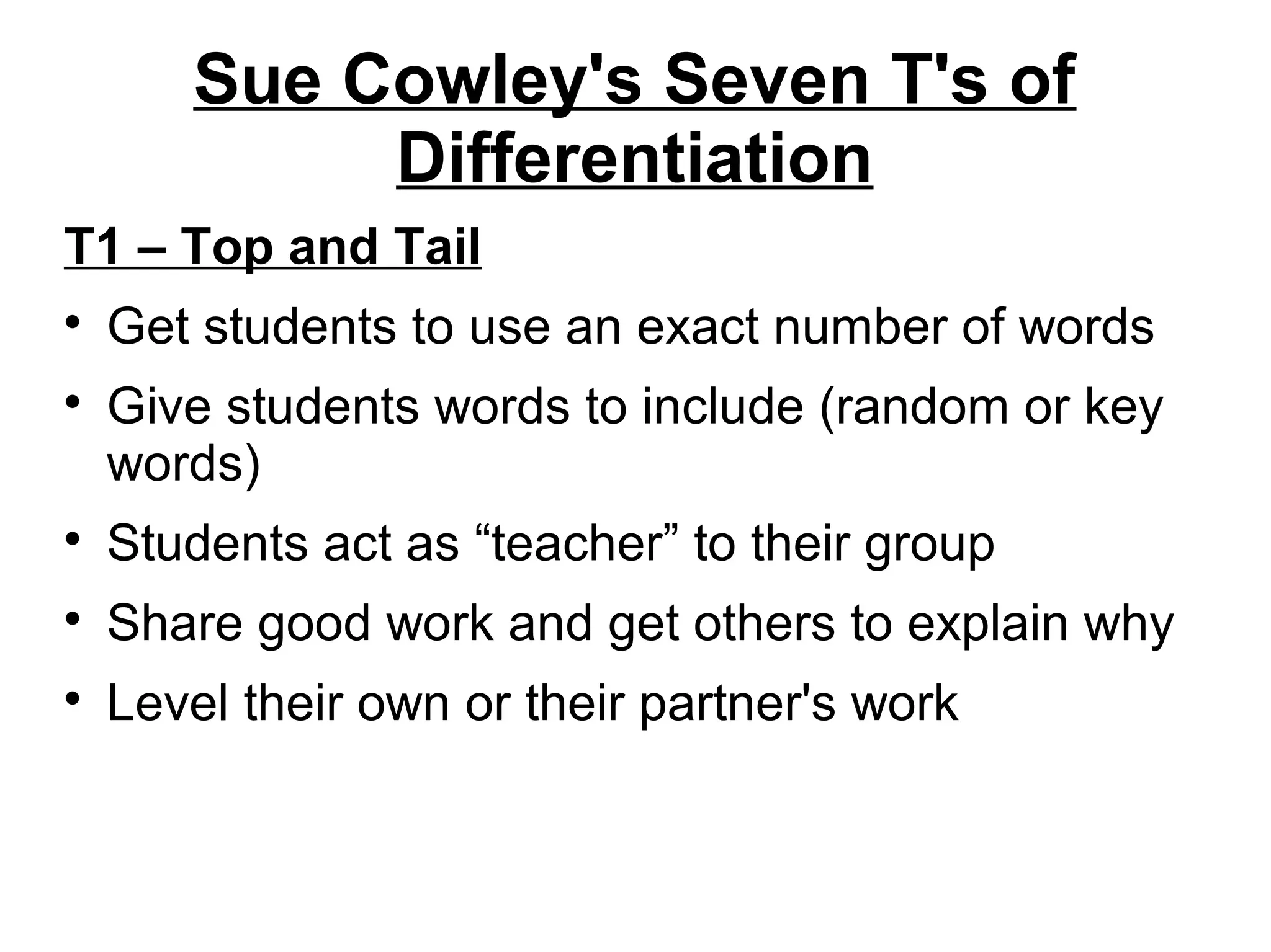 Differentiation | PPT