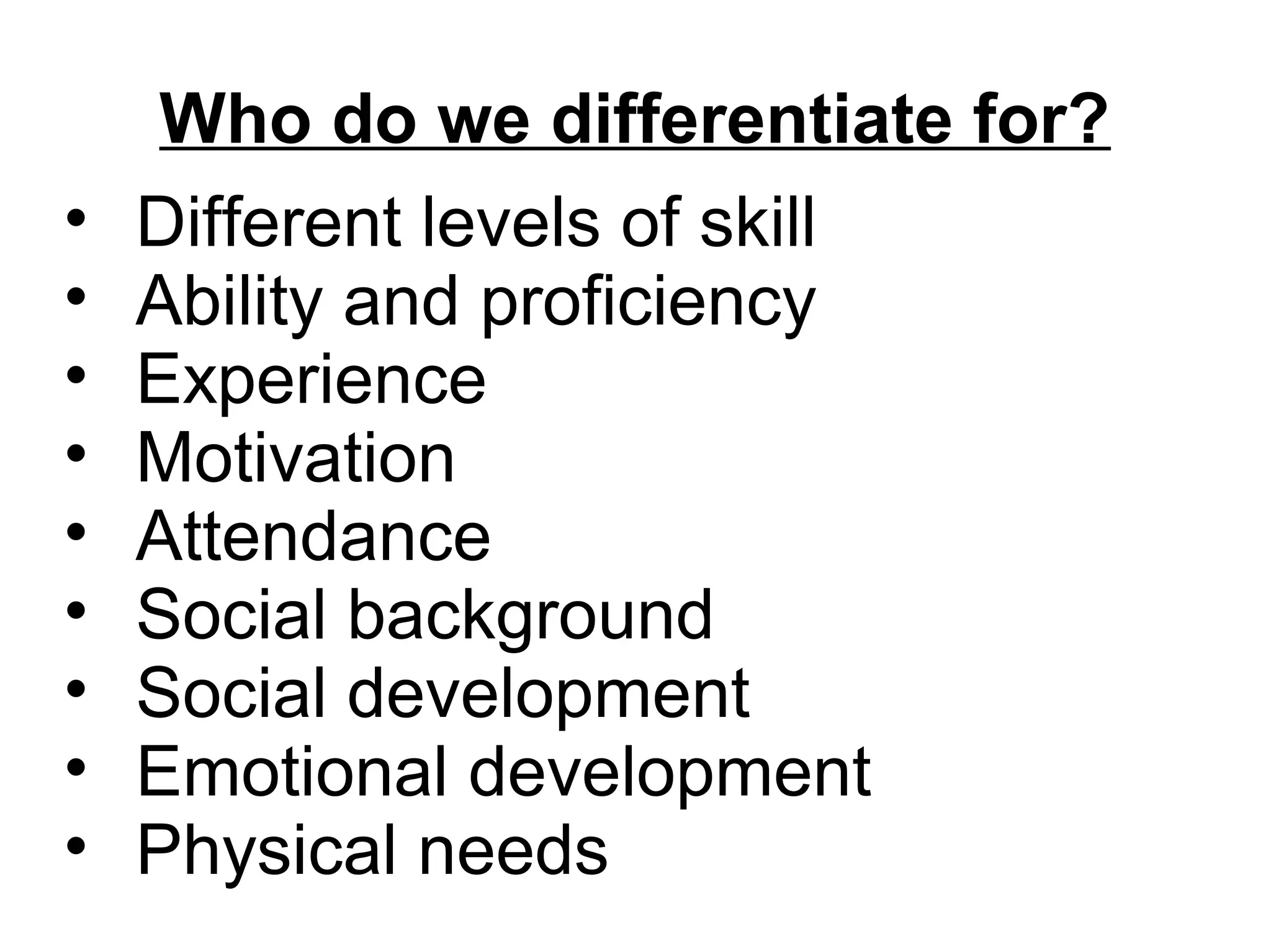 Differentiation | PPT