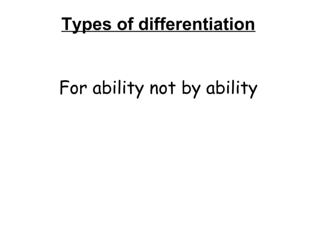 Differentiation | PPT