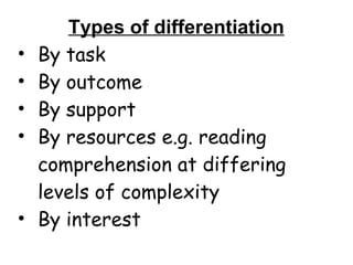 Differentiation | PPT