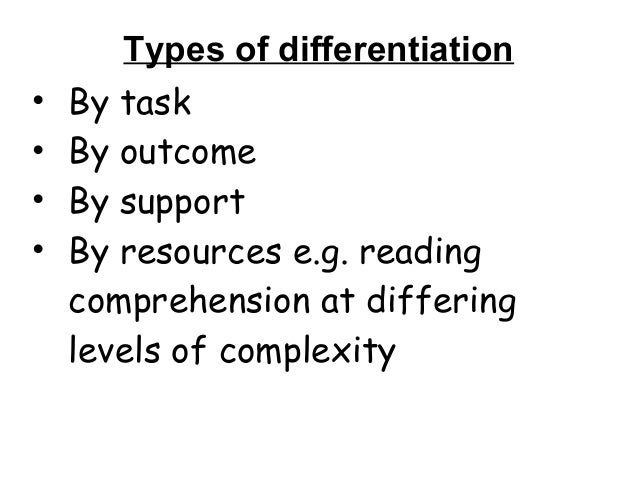 Differentiation