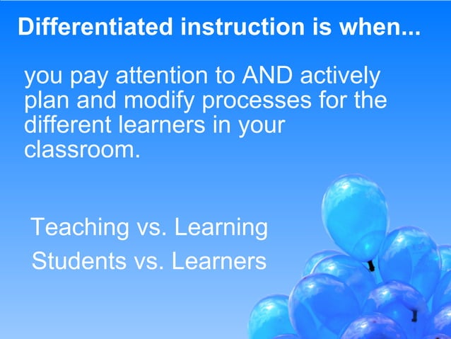 An Introduction to Differentiated Instruction | PDF
